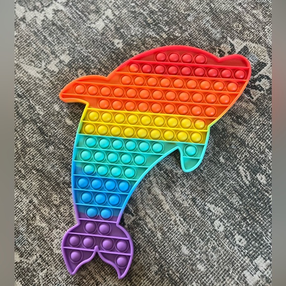 Toys | Jumbo Popit Dolphin Fidget Toy | Poshmark